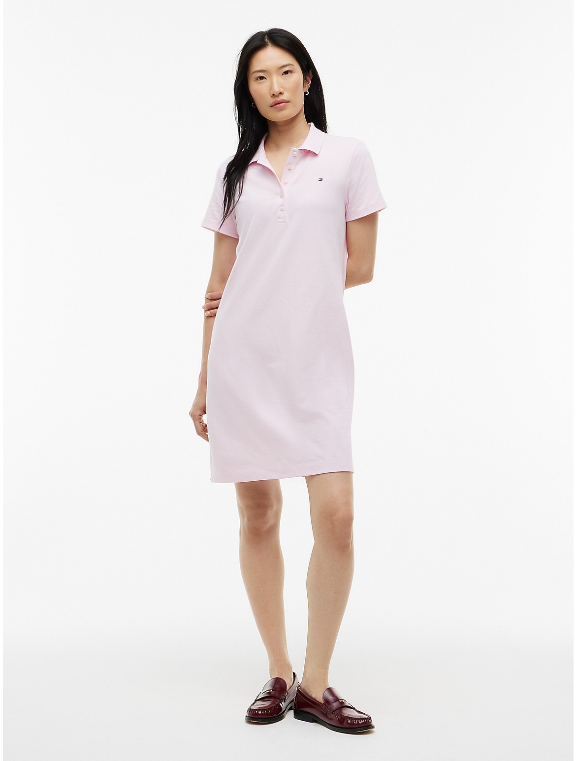 TOMMY HILFIGER Tommy Hilfiger Classic Fit Stretch Cotton Polo Dress